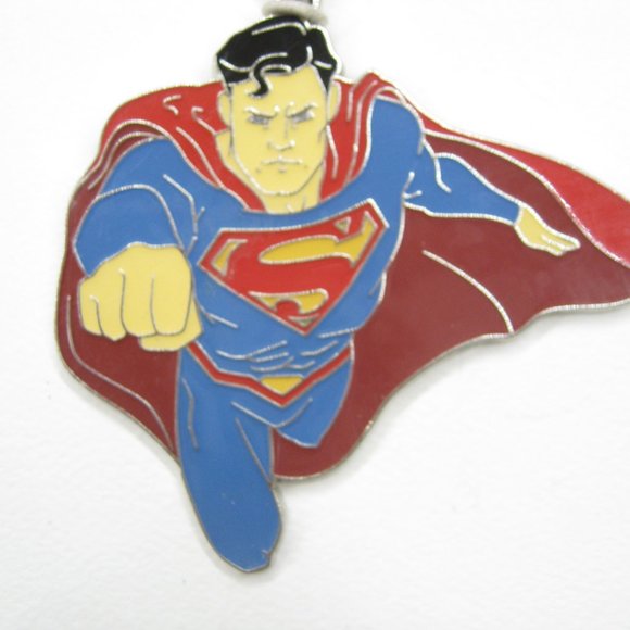 Hallmark | Holiday | Hallmark Superman Flat Ornament Enamel On Metal Dc ...